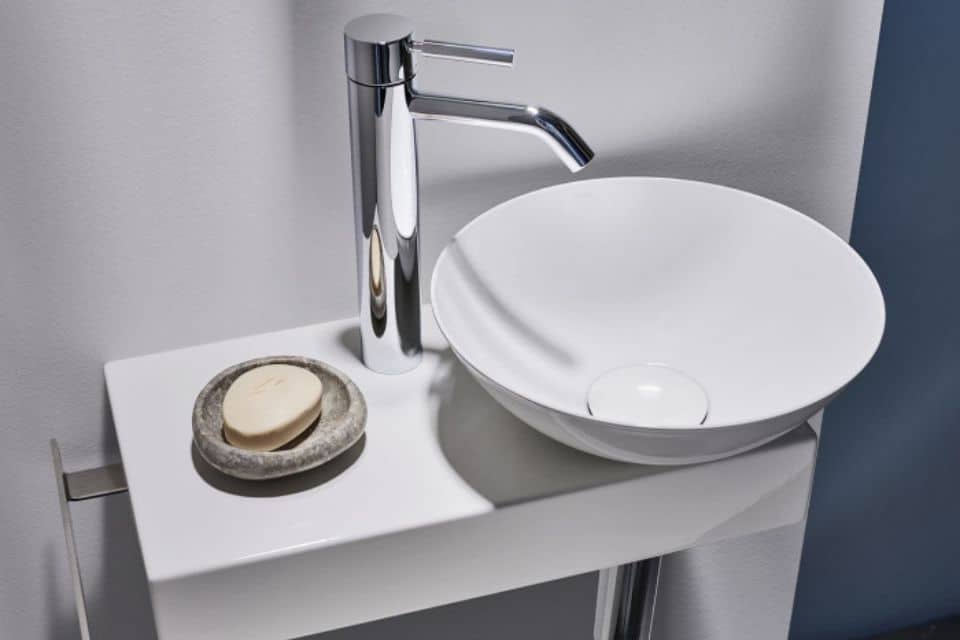 Der perfekte Waschplatz für das kleine Bad - Bathspiration